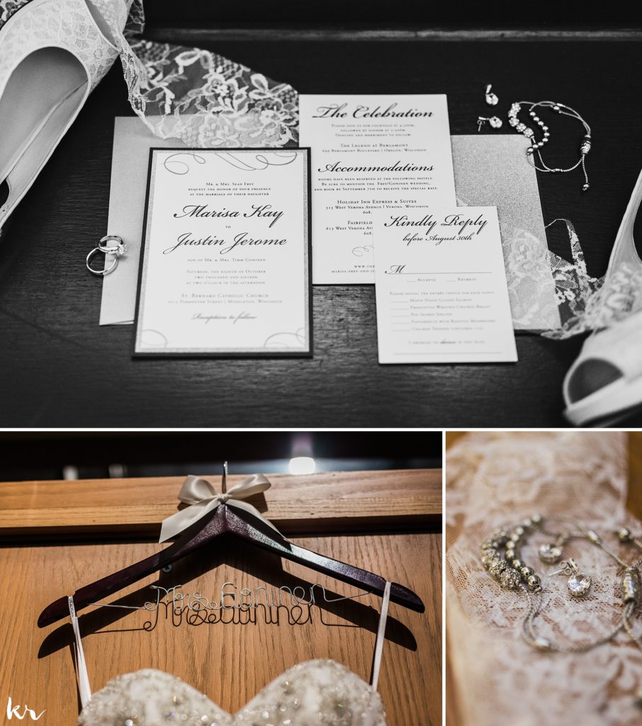 Marisa + Justin | Wisconsin Wedding | The Legend at Bergamont | Katie ...